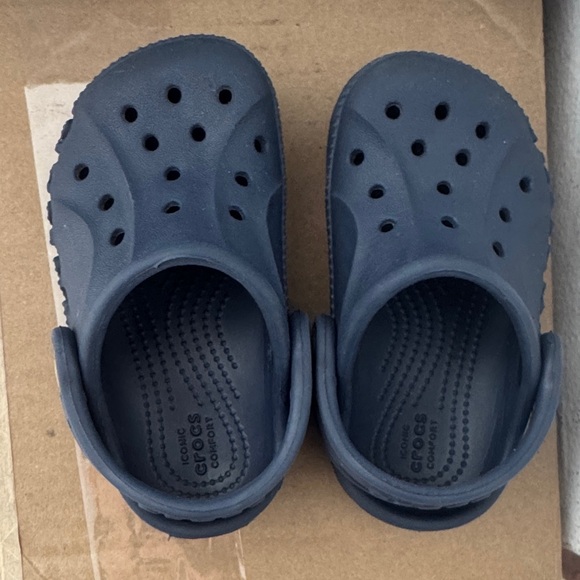 CROCS | Shoes | Crocs Kids Baby Size 5 Blue Sandals | Poshmark